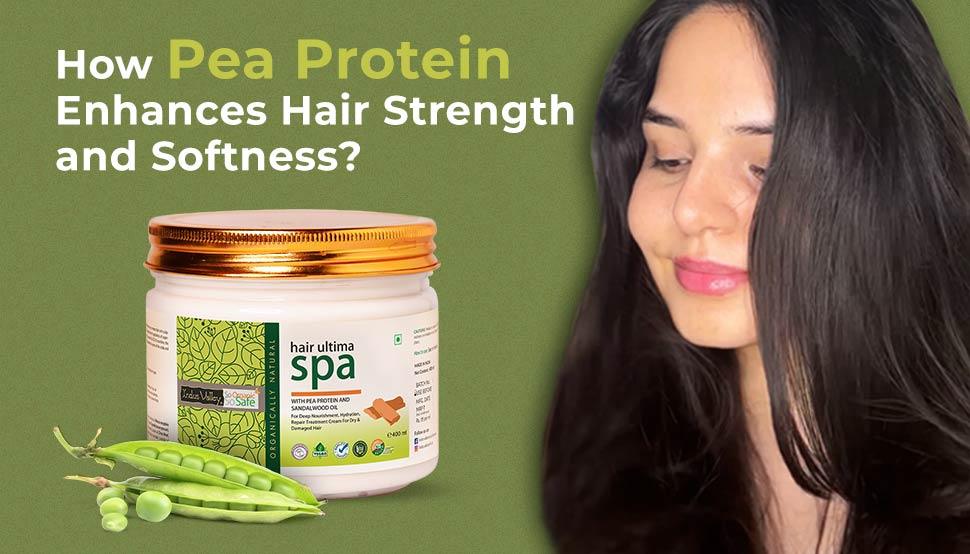 How Pea Protein Enhances Hair Strength and Softness? – Indus Valley