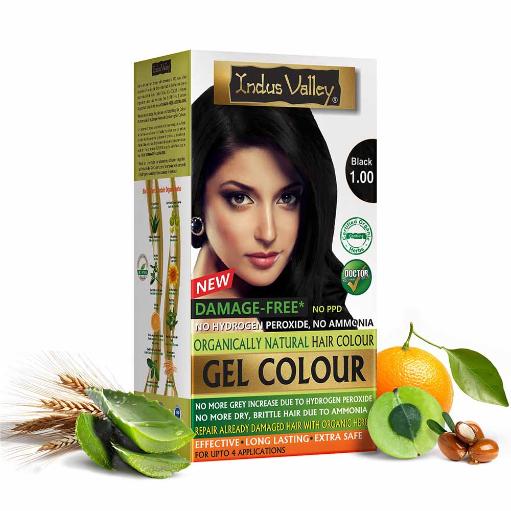 Indus Valley Organic Black Hair Colour | Buy Natural Black Hair Colour
