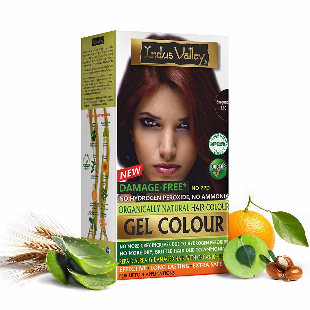 Indus Valley Gel Colour For Hair | Organic Natural Hair Color