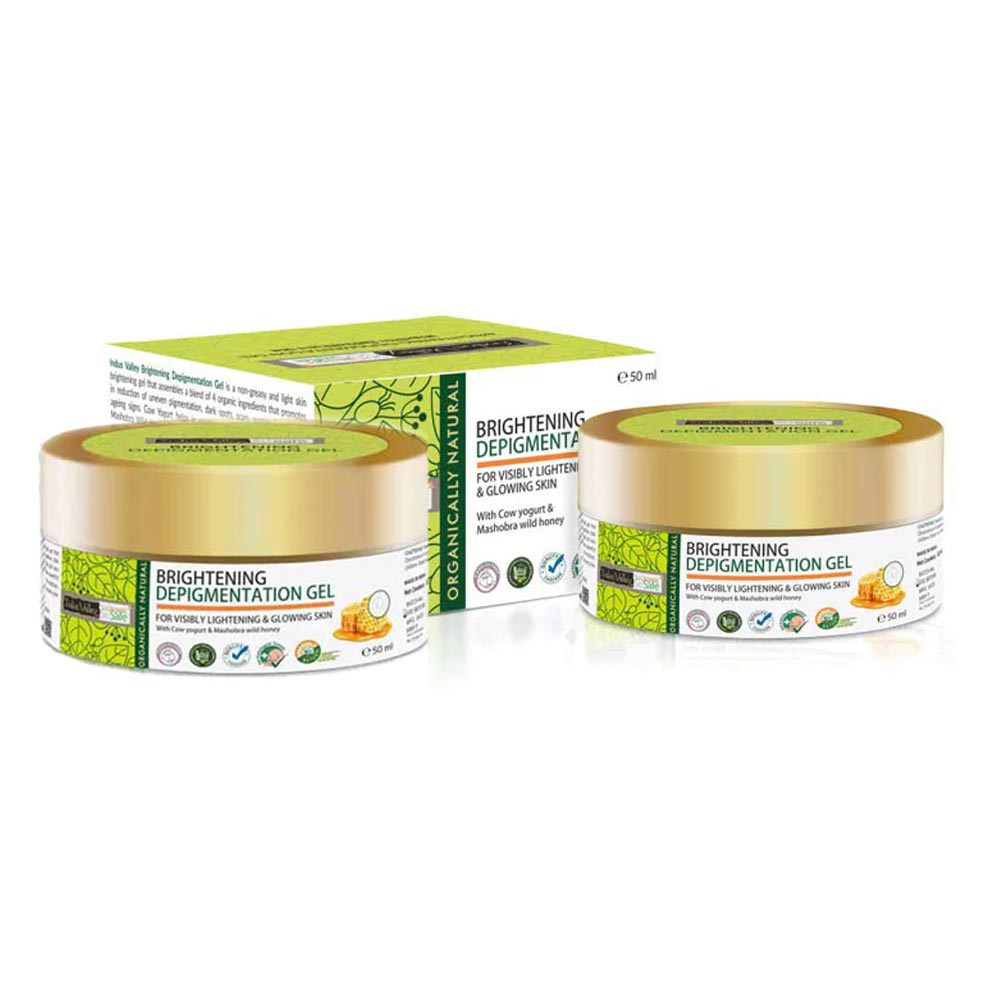Depigmentation Gel with Cow Yogurt & Honey 50ml - Pack of 2 – Indus Valley