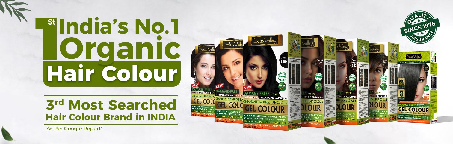 Damage free gel hair colour – Indus Valley
