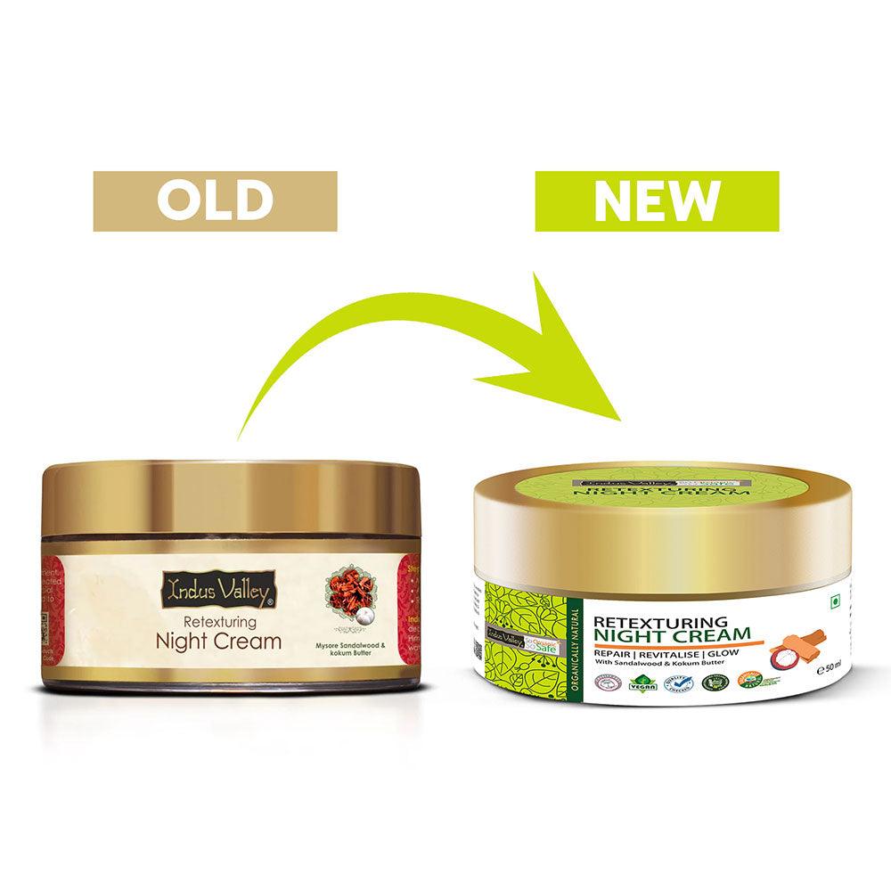 Retexturing Night Cream with Sandalwood & Kokum Butter – Indus Valley