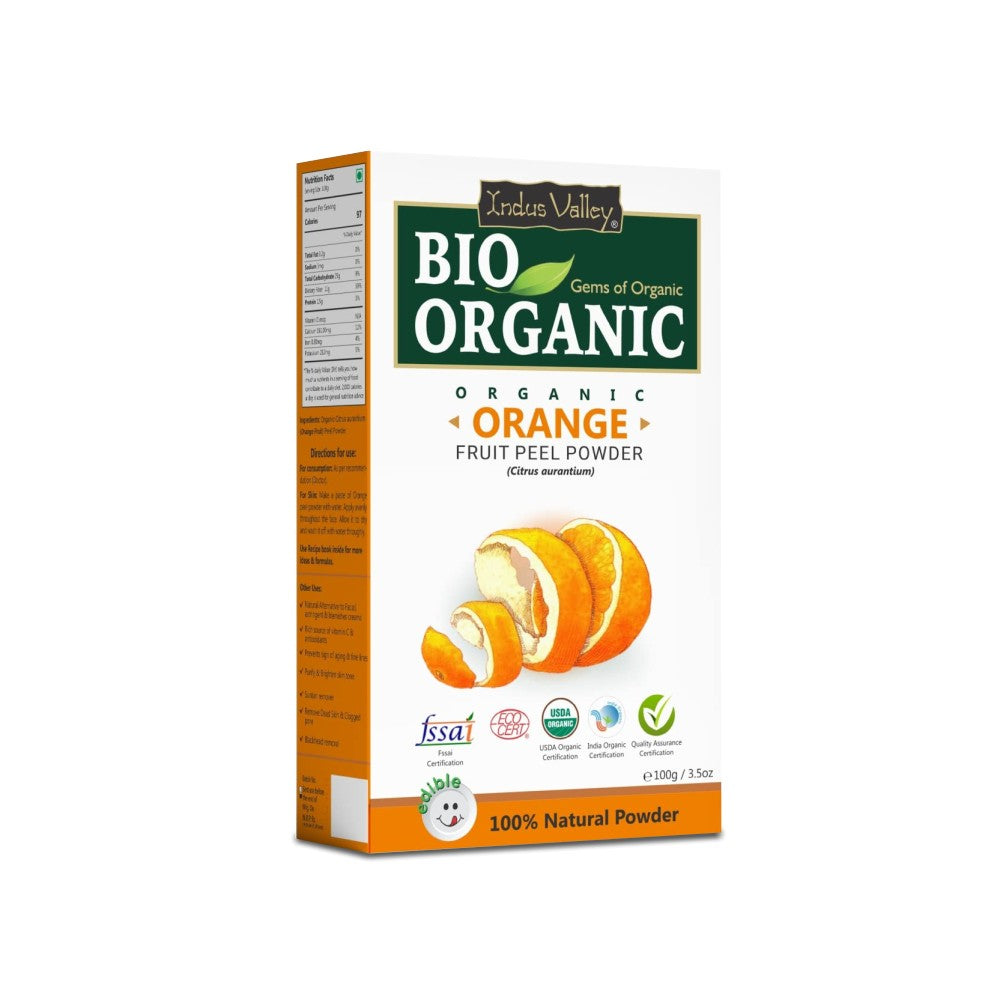 Bio Organic Orange Fruit Peel Powder – Indus Valley